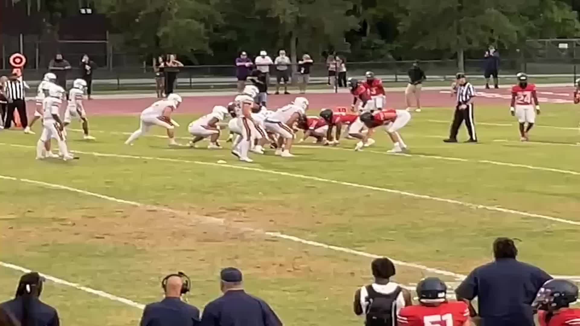 Spring Game 2way starter - Cory Moss highlights - Hudl