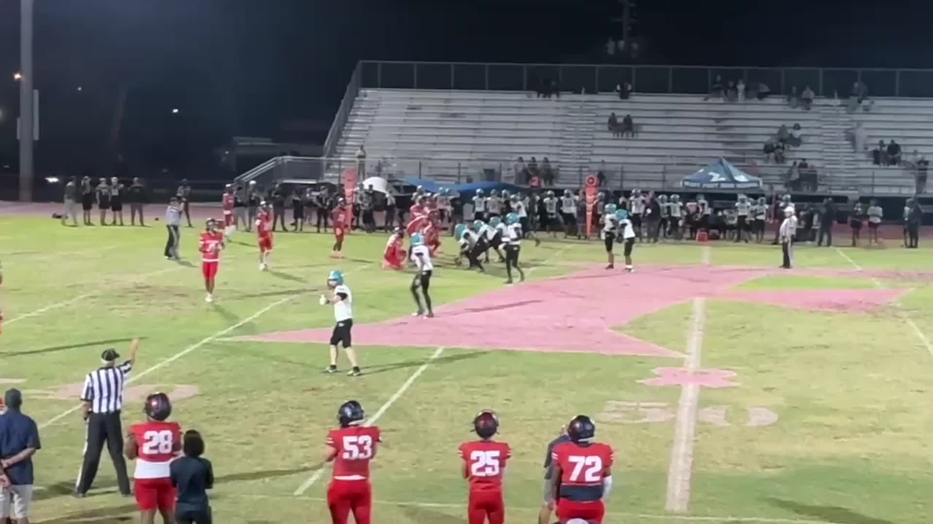 #54 DT and DE vs West Port - Cory Moss highlights - Hudl