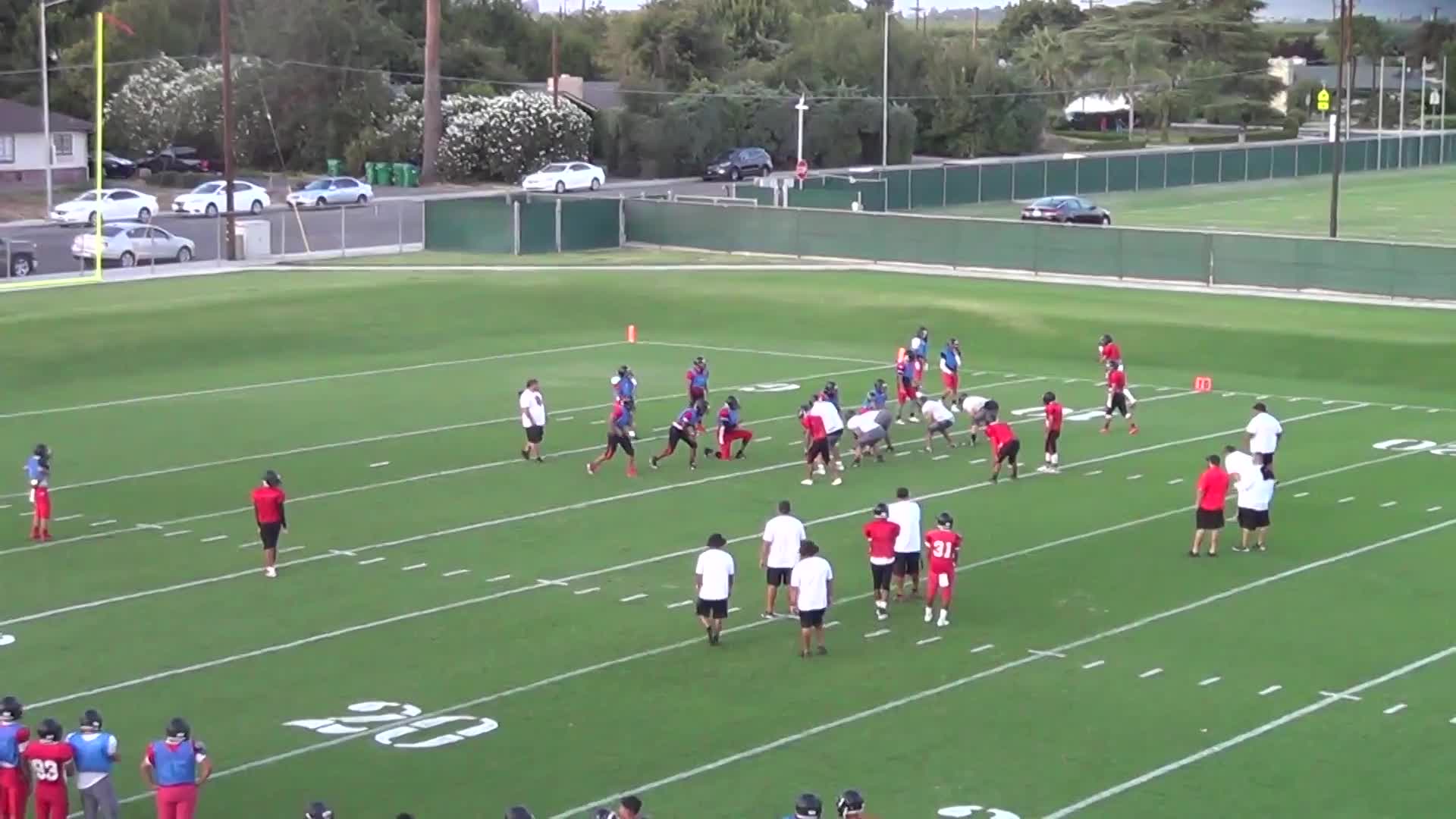 red/white scrimmage - isaiah rodriguez highlights - Hudl