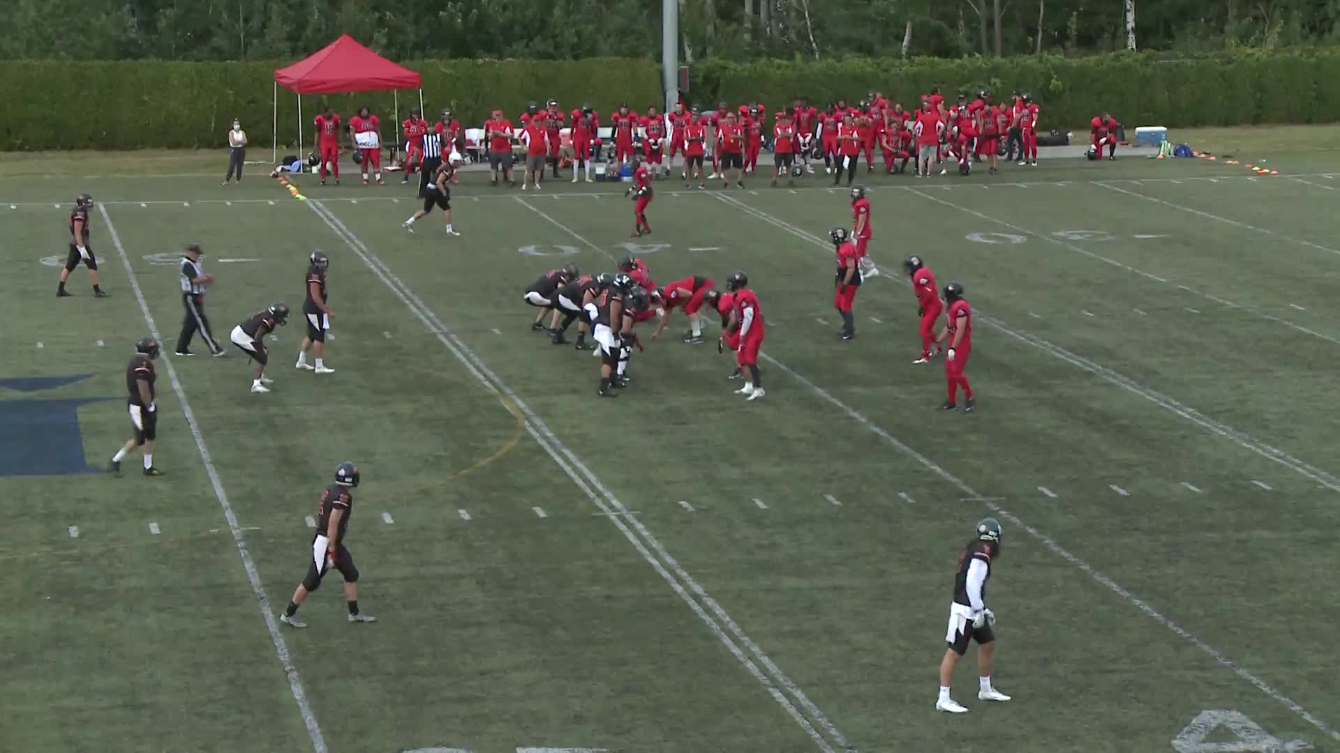 W2 - Mustangs vs Mercenaires - Thomas Forget highlights - Hudl