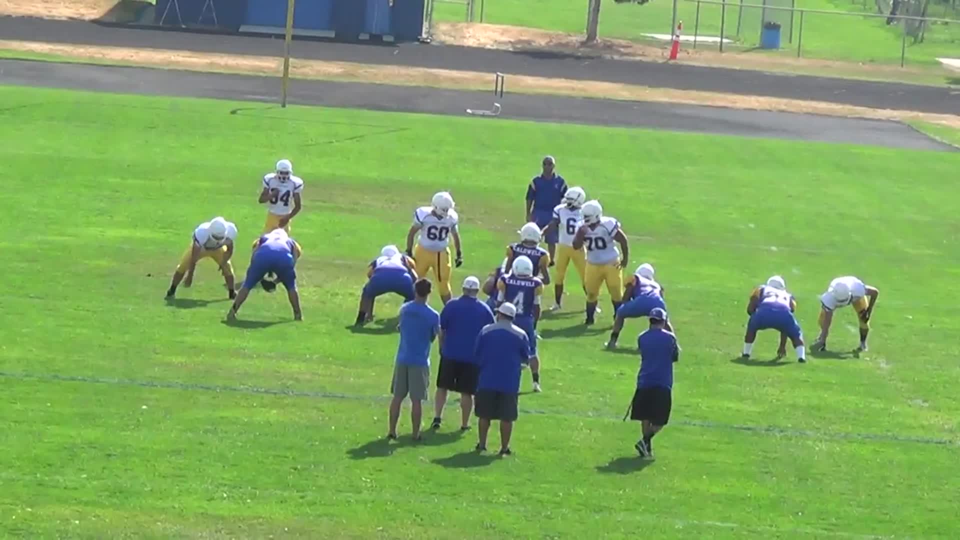 Blue vs. Gold game - Richard Aguayo highlights - Hudl