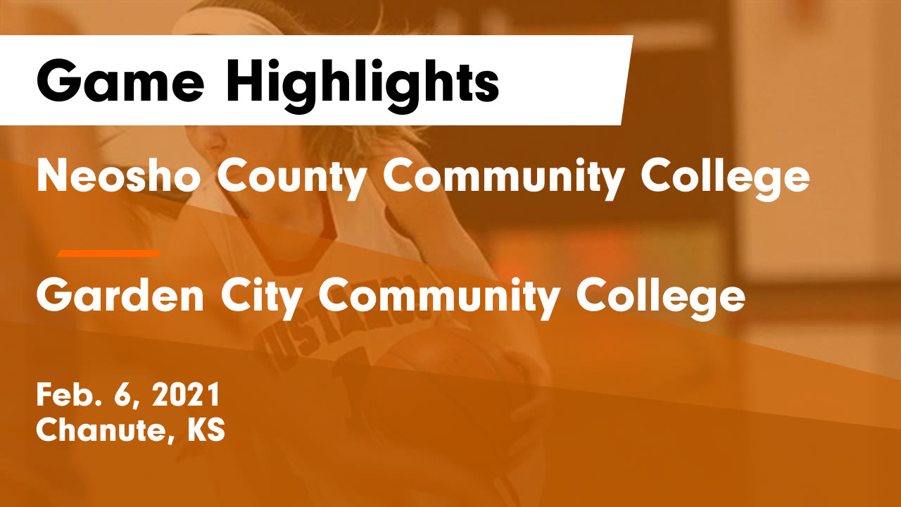 Neosho County Community College vs Garden City Community College Game ...