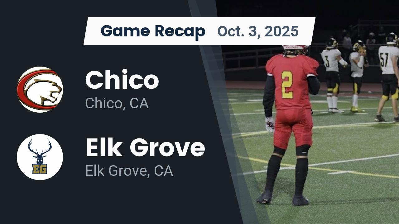 Recap: Chico vs. Elk Grove 2025 - Chico High School highlights - Hudl