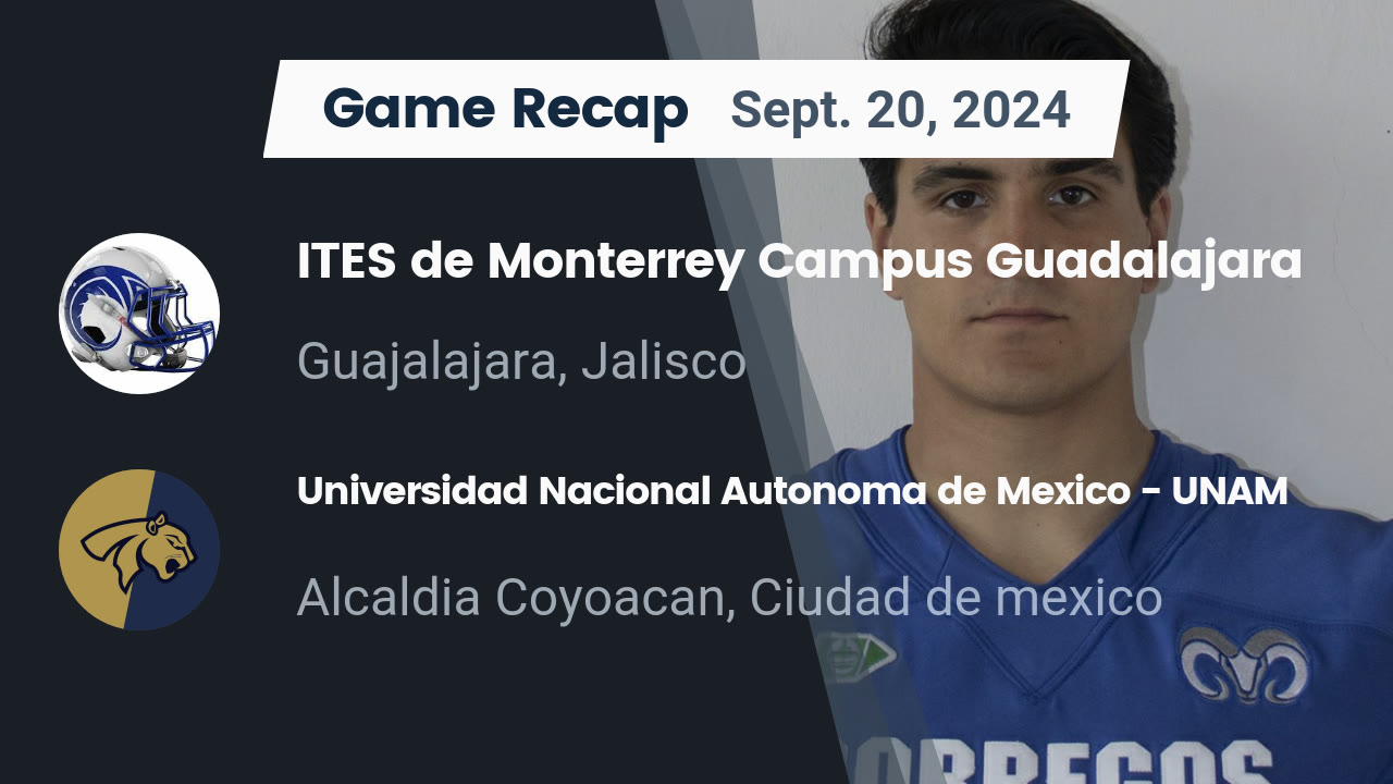 Recap: ITES de Monterrey Campus Guadalajara vs. Universidad Nacional ...