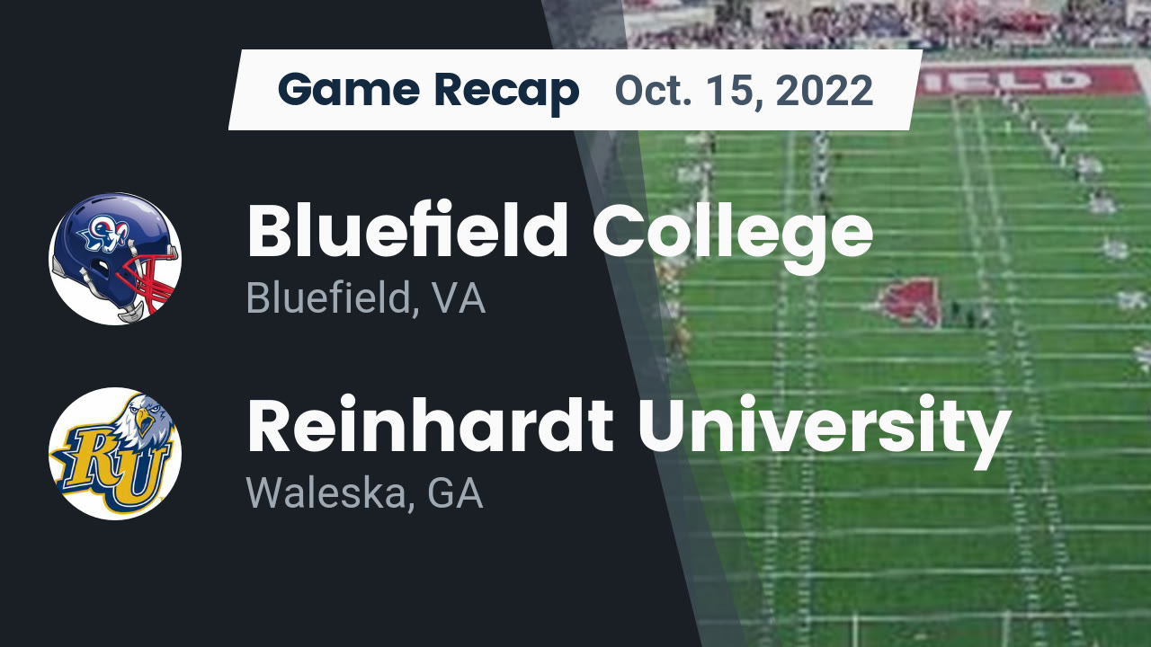 Recap: Bluefield College vs. Reinhardt University 2022 - Bluefield ...