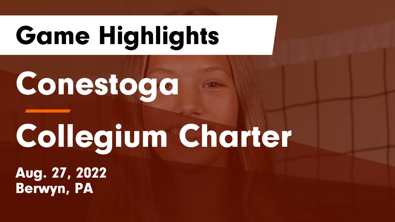 Conestoga vs Collegium Charter Game Highlights - Aug. 27, 2022 - Conestoga highlights - Hudl