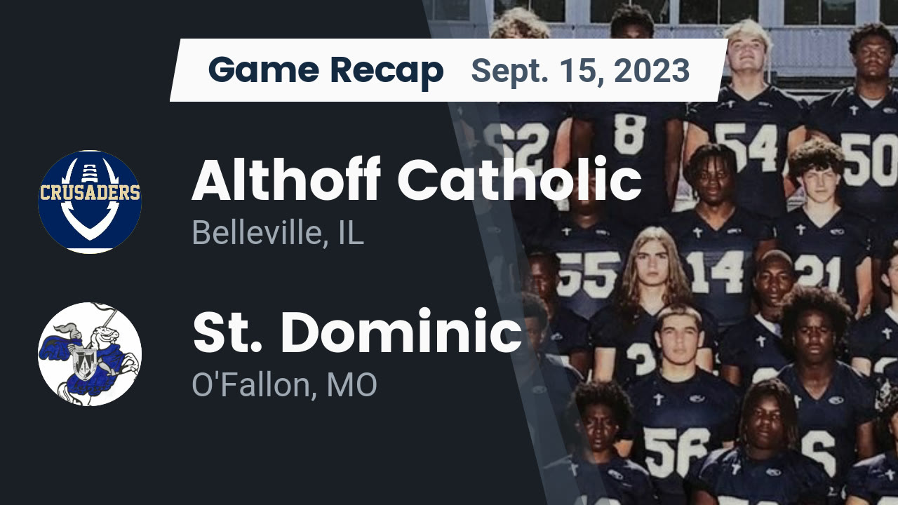 Althoff Catholic (Belleville, IL) High School Sports - Football ...