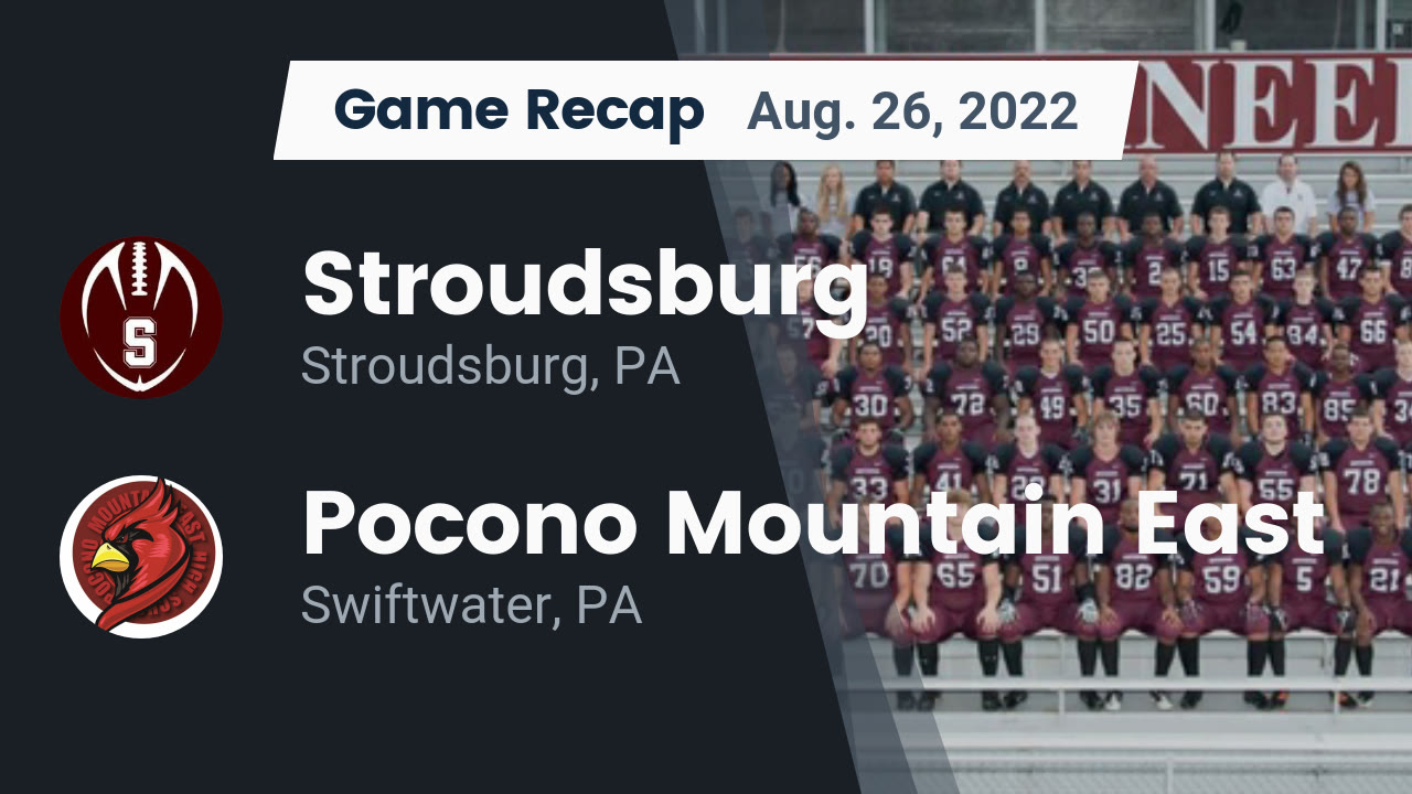 Recap: Stroudsburg vs. Pocono Mountain East 2022 - Stroudsburg highlights - Hudl