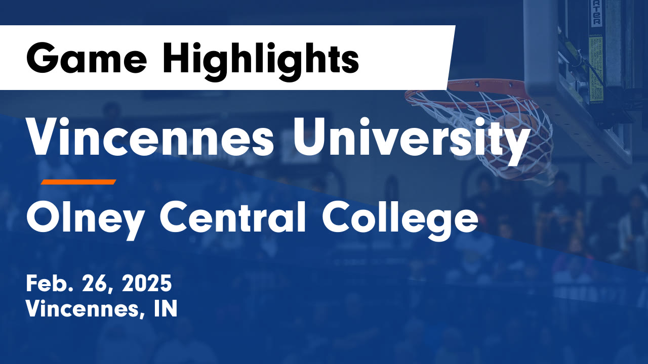 Vincennes University vs Olney Central College Game Highlights - Feb. 26 ...