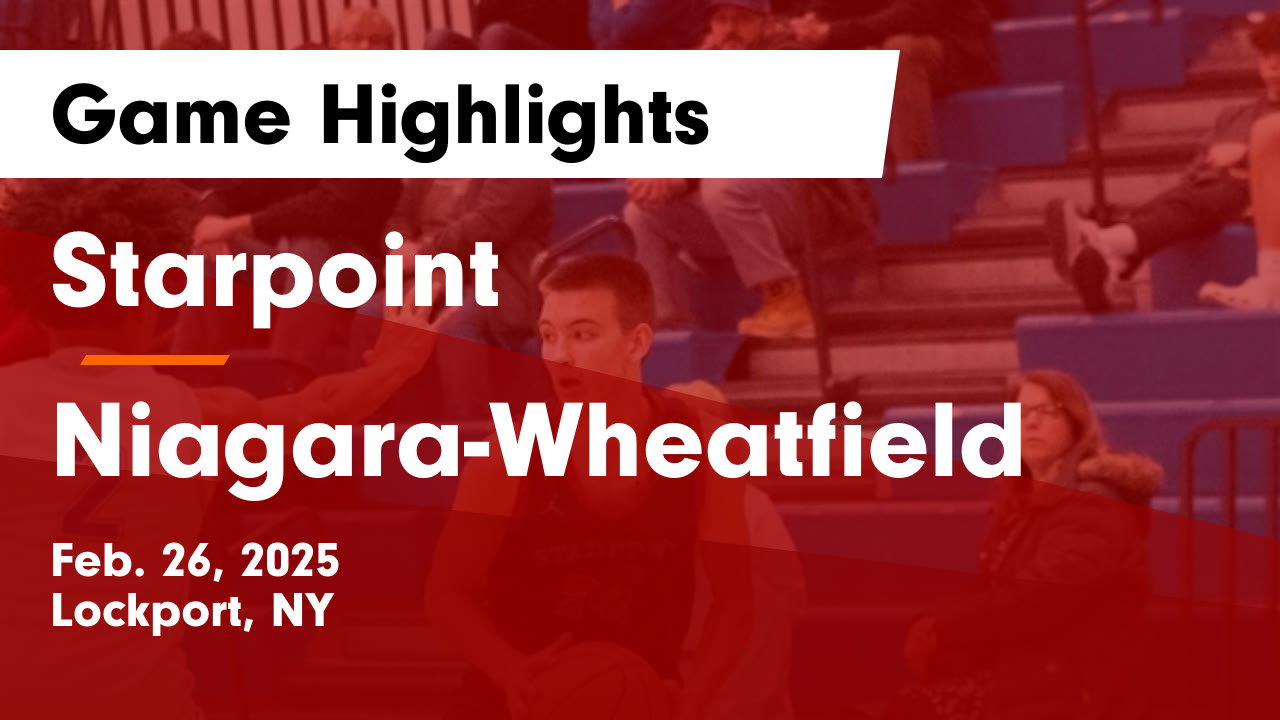 Starpoint vs Niagara-Wheatfield Game Highlights - Feb. 26, 2025 ...