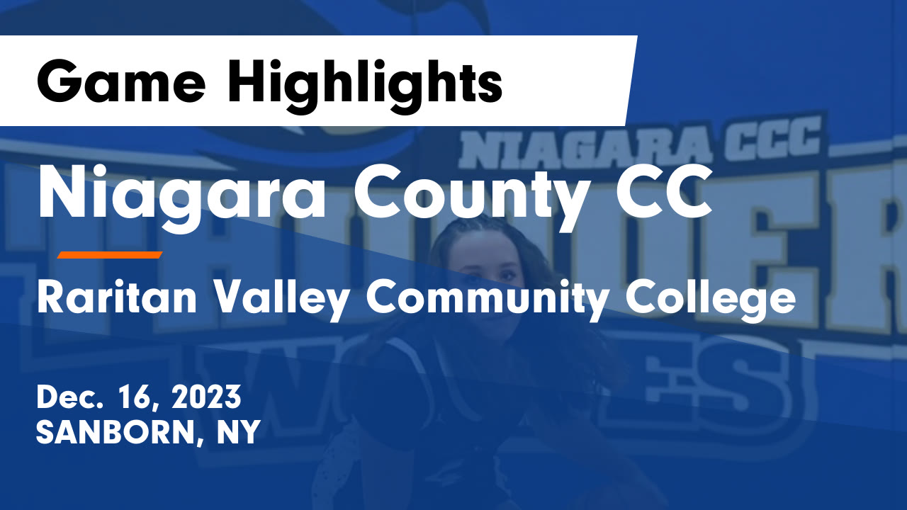 Niagara County CC vs Raritan Valley Community College Game Highlights ...