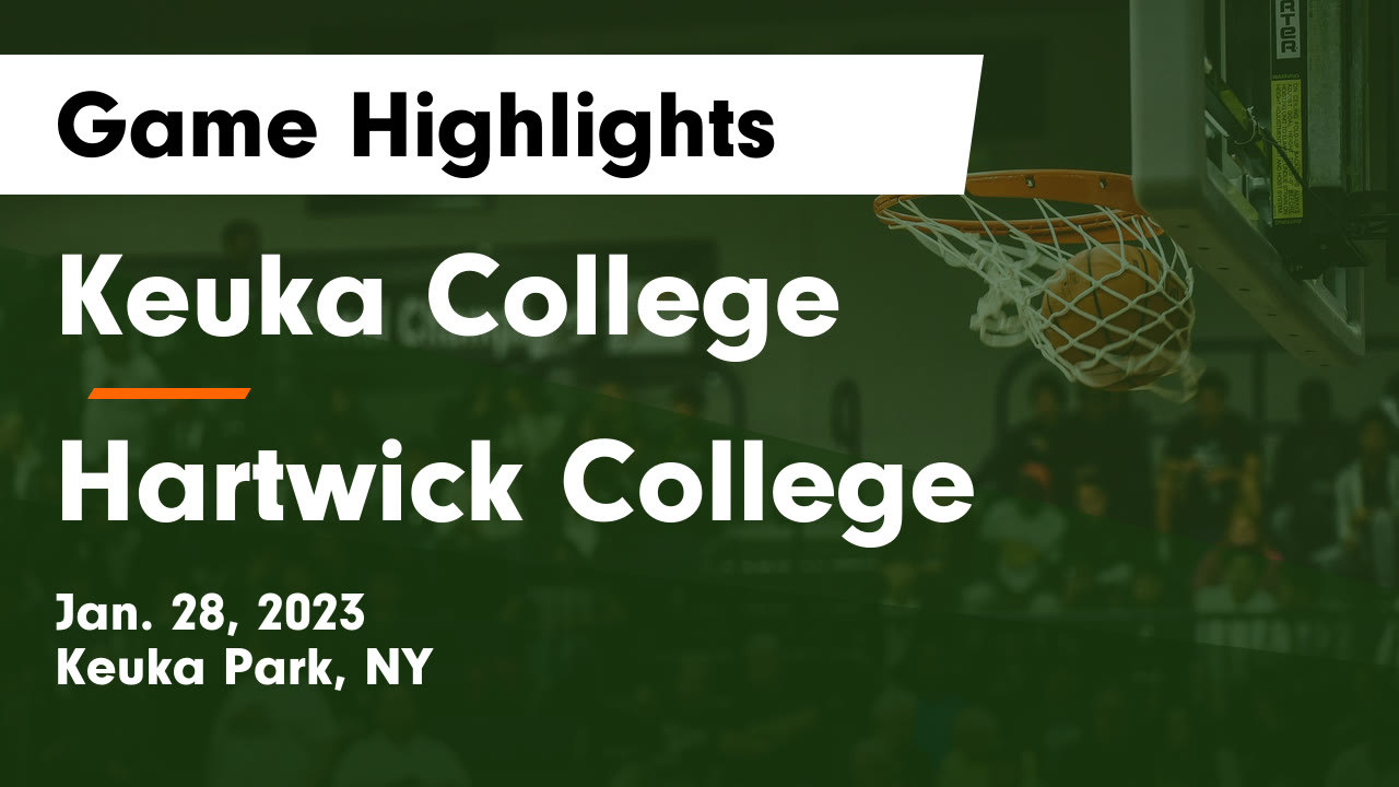 Keuka College vs Hartwick College Game Highlights - Jan. 28, 2023 ...