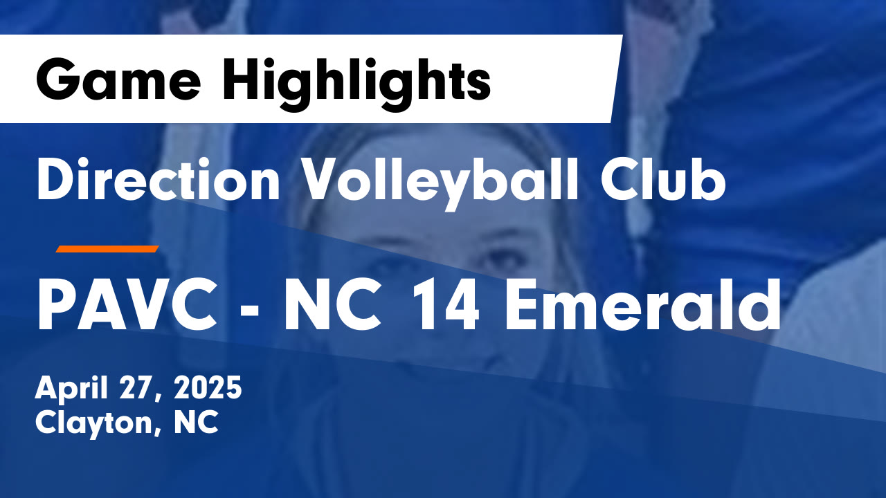 Direction Volleyball Club vs PAVC - NC 14 Emerald Game Highlights ...