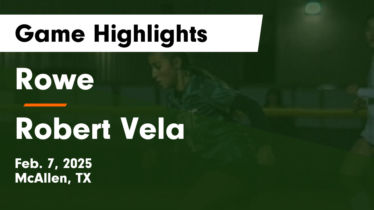Rowe vs Robert Vela Game Highlights - Feb. 7, 2025 - Rowe High School ...