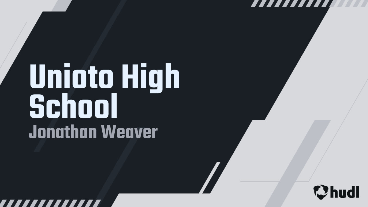 Unioto High School - Jonathan Weaver highlights - Hudl