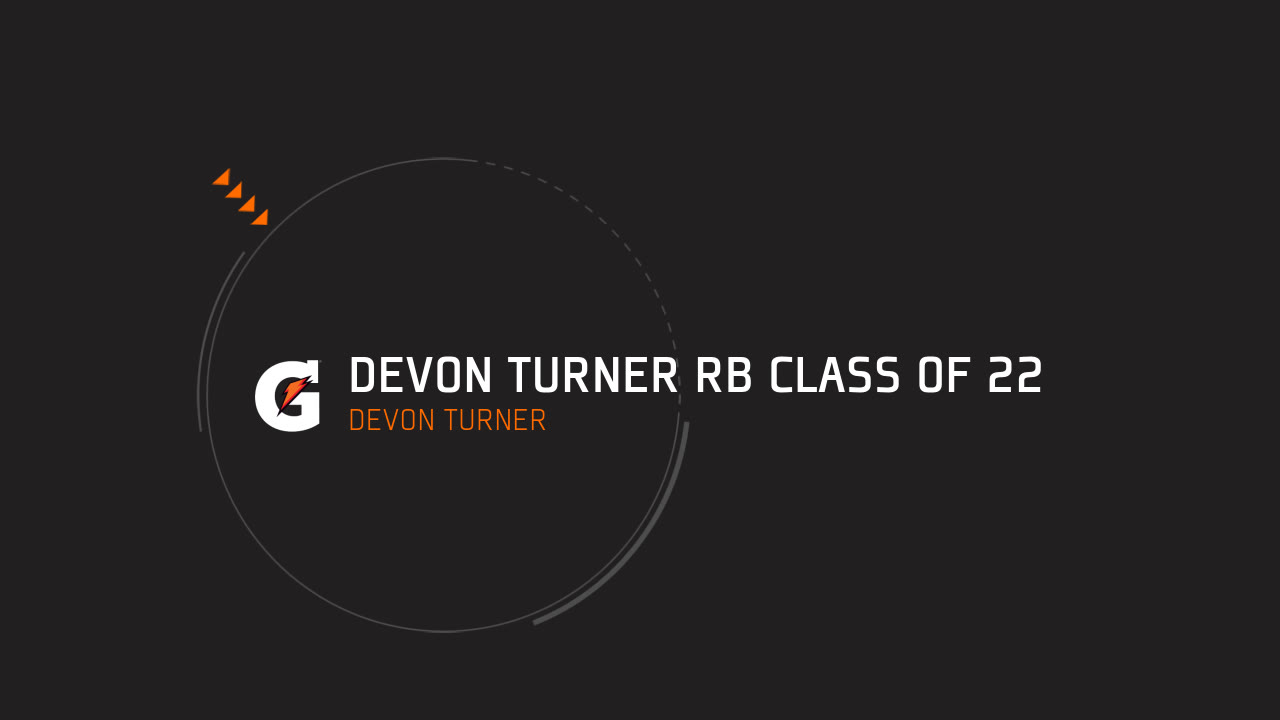 Devon Turner RB Class of 22 - Devon Turner highlights - Hudl