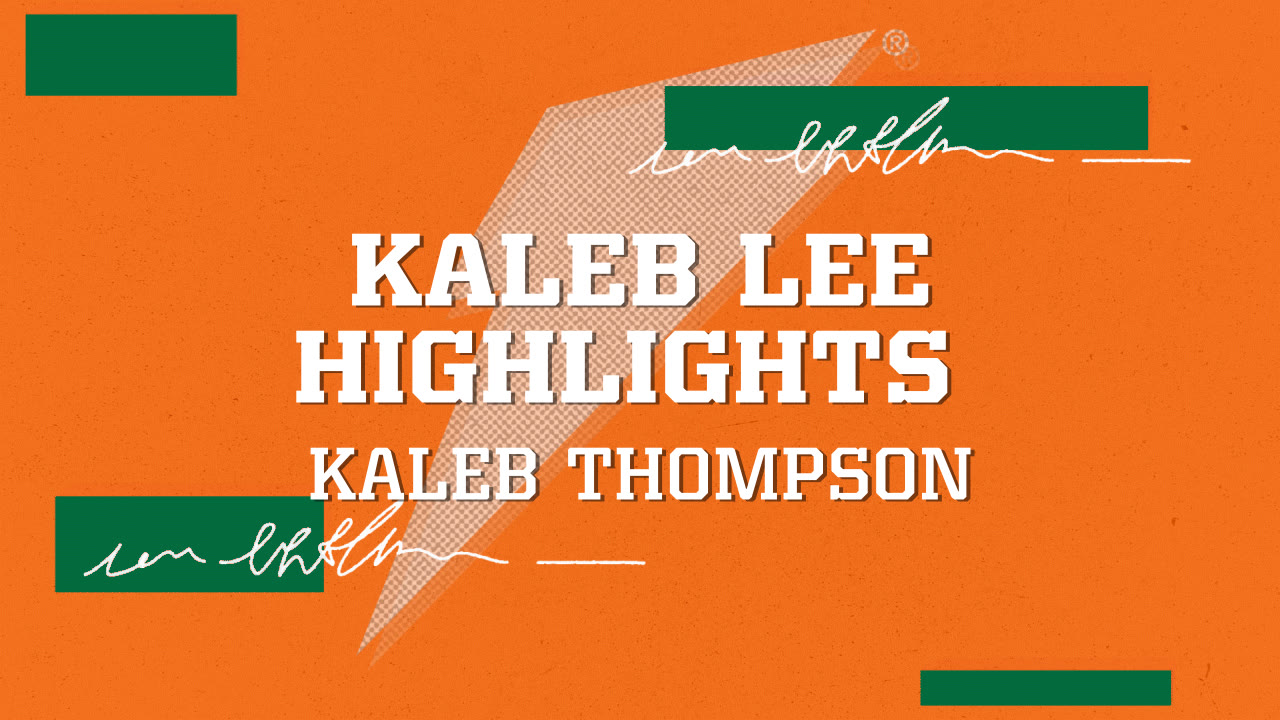 kaleb lee highlights - KALEB THOMPSON highlights - Hudl