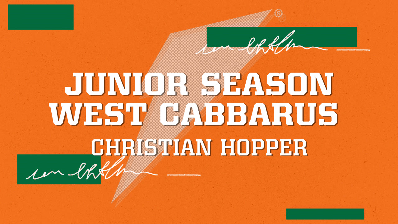 Junior Season West Cabbarus - Christian Hopper highlights - Hudl