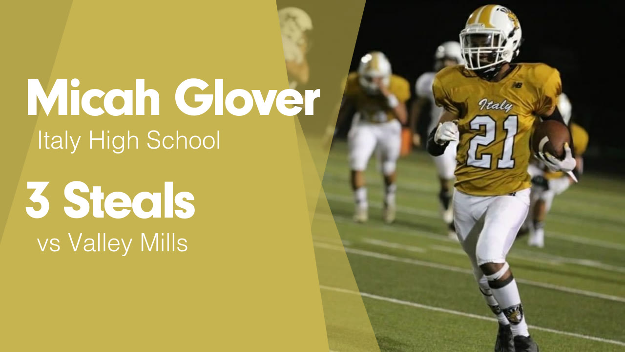 3 Steals vs Valley Mills - Micah Glover highlights - Hudl