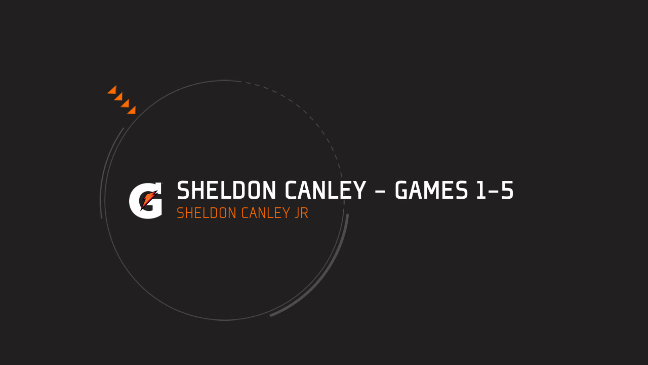 Sheldon Canley - Games 1-5 - Sheldon Canley Jr highlights - Hudl