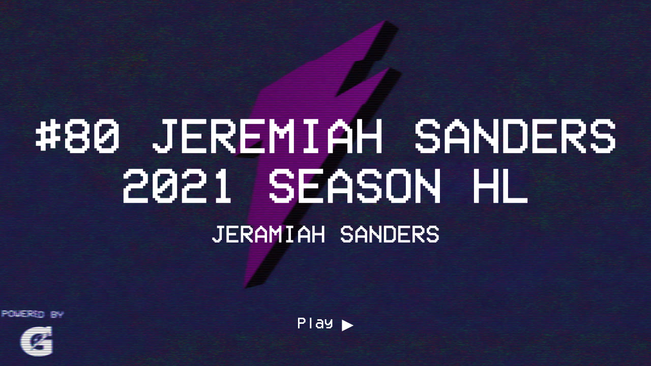 #80 Jeremiah Sanders 2021 Season HL - Jeramiah Sanders highlights - Hudl