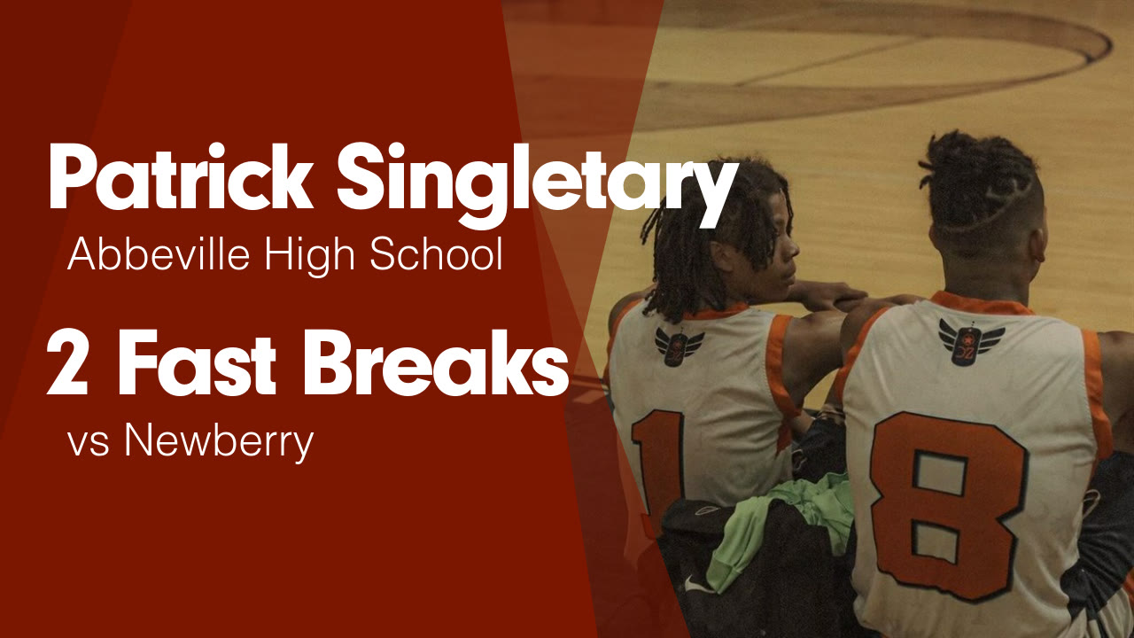 2 Fast Breaks vs Newberry - Patrick Singletary highlights - Hudl