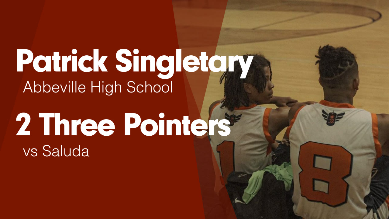 2 Three Pointers vs Saluda - Patrick Singletary highlights - Hudl