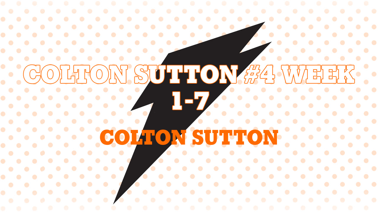Colton Sutton #4 Week 1-7 - Colton Sutton highlights - Hudl