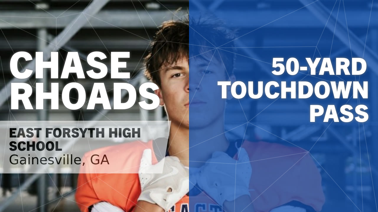 50-yard Touchdown Pass vs Winder-Barrow - Chase Rhoads highlights - Hudl