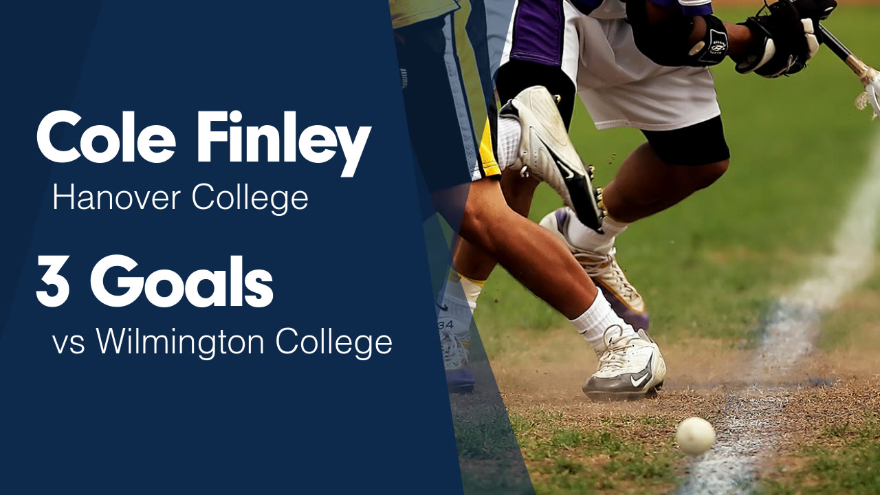 3 Goals vs Wilmington College - Cole Finley highlights - Hudl