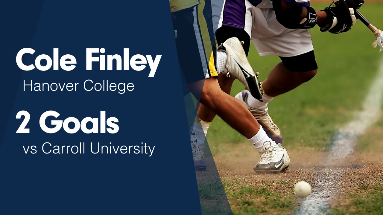 2 Goals vs Carroll University - Cole Finley highlights - Hudl