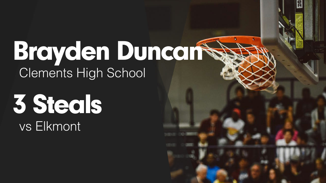 3 Steals vs Elkmont - Brayden Duncan highlights - Hudl