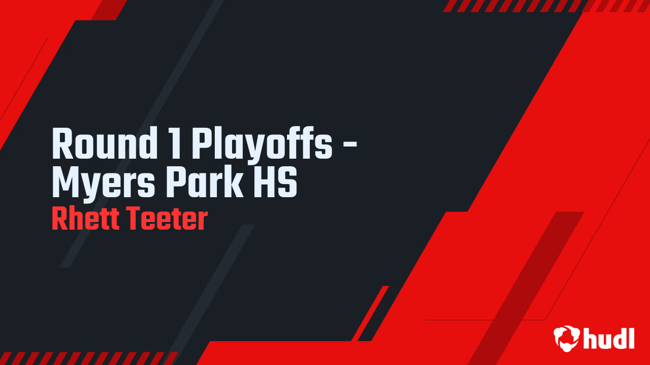 Round 1 Playoffs - Myers Park HS - Rhett Teeter highlights - Hudl