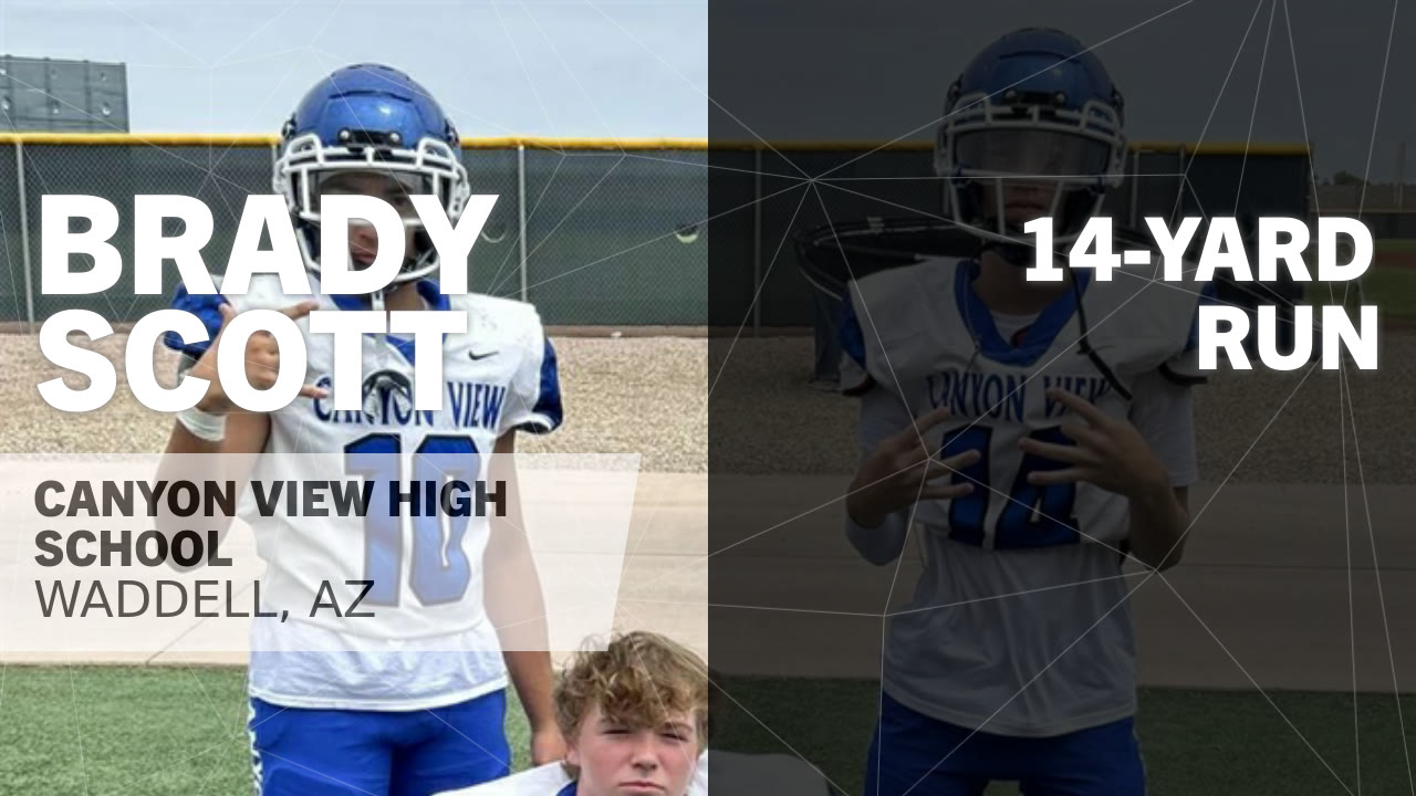 14-yard Run vs Horizon - Brady Scott highlights - Hudl