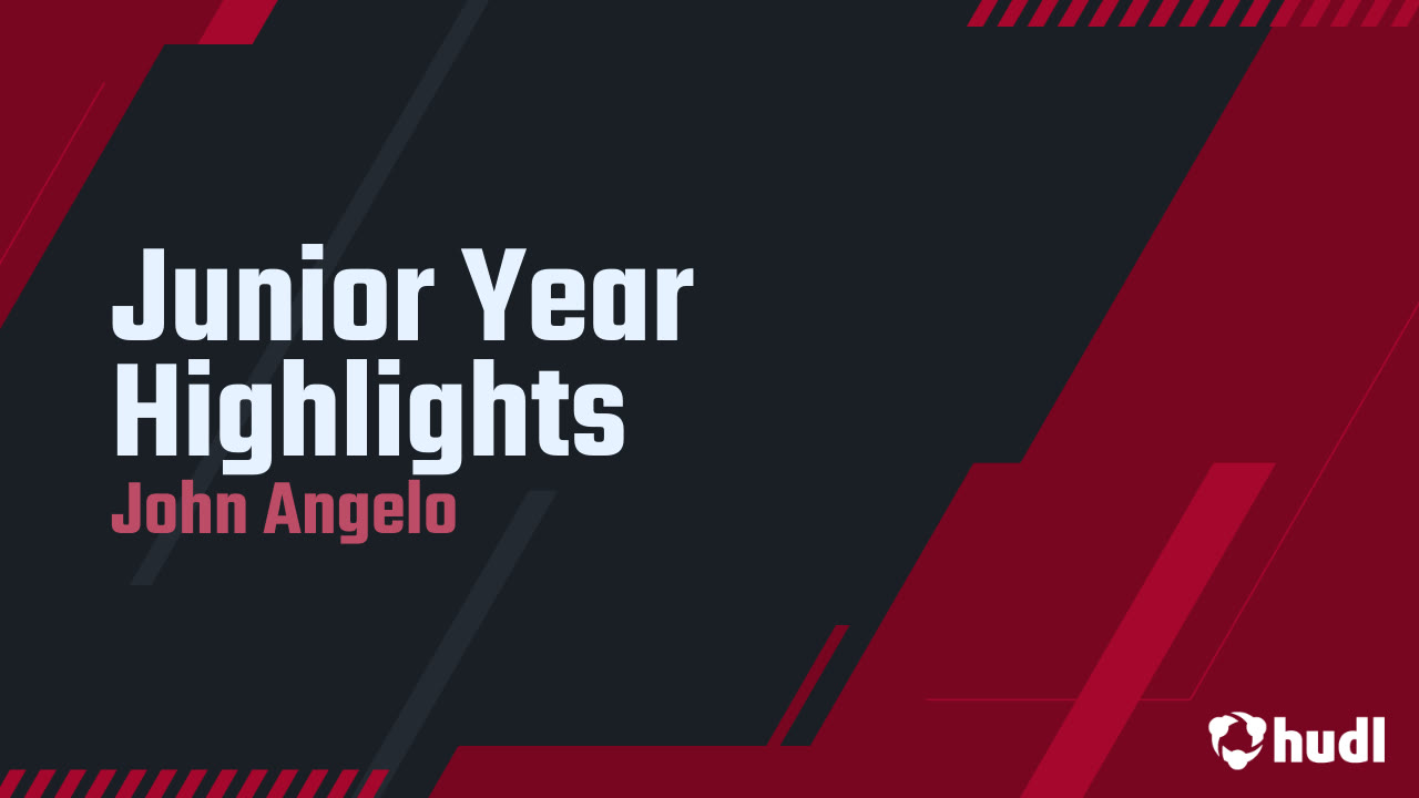 Junior Year Highlights - John Angelo highlights - Hudl