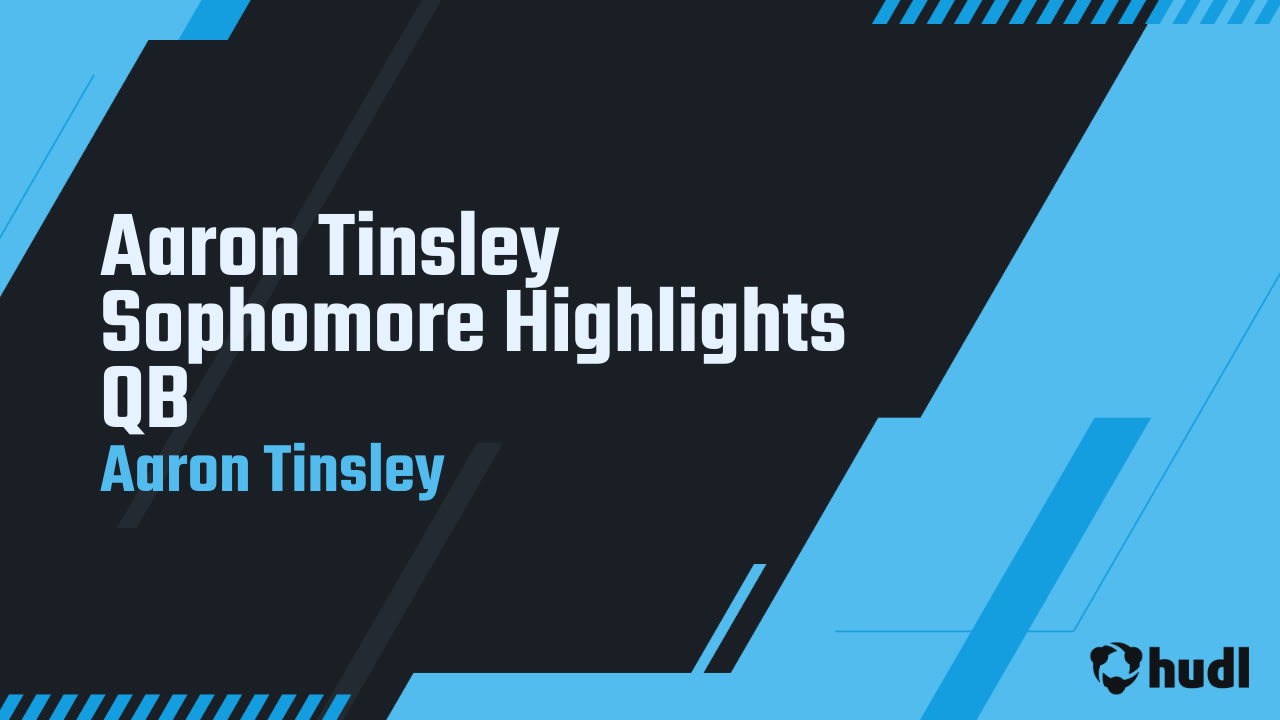 Aaron Tinsley Sophomore Highlights QB - Aaron Tinsley highlights - Hudl