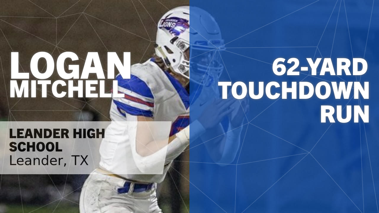 62-yard Touchdown Run vs Cedar Park - Logan Mitchell highlights - Hudl