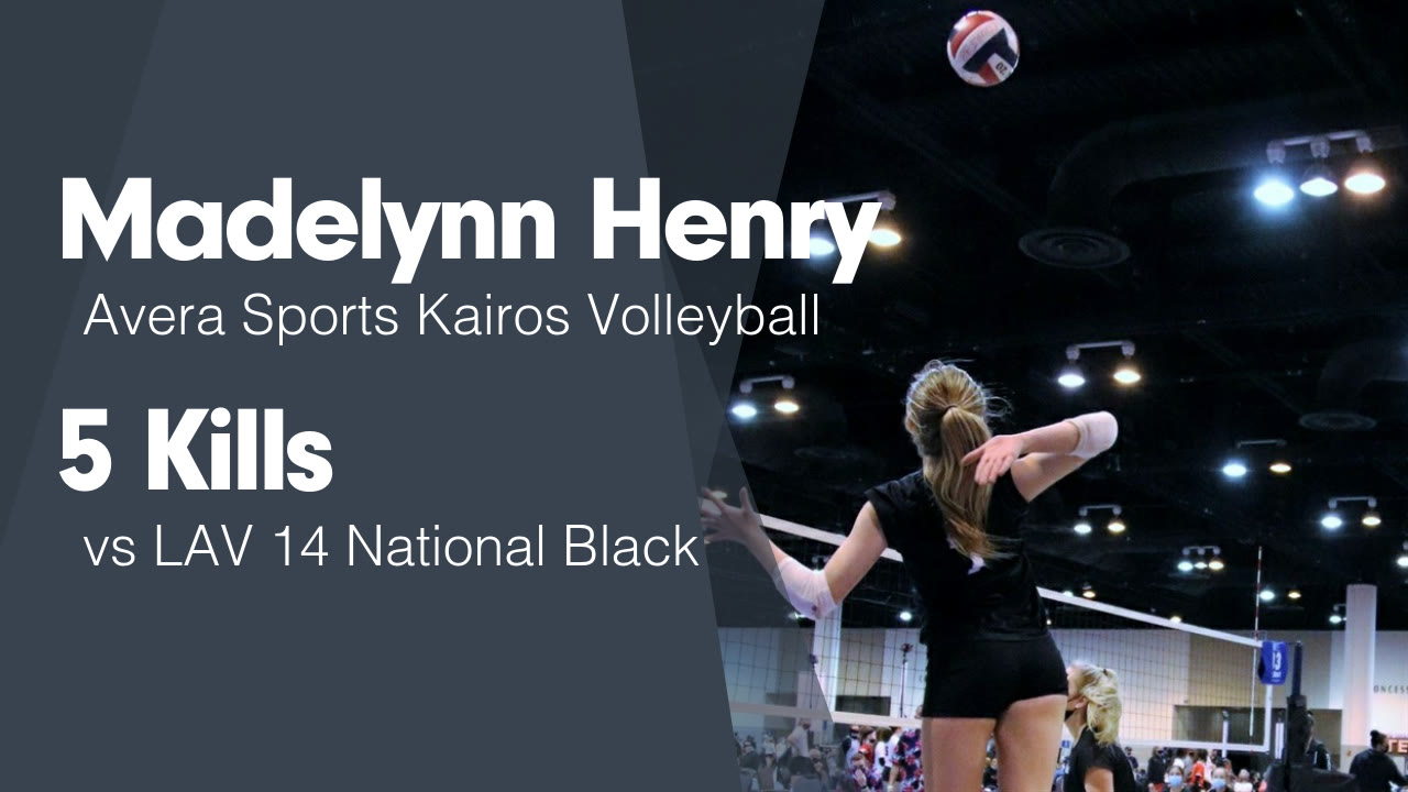 5 Kills vs LAV 14 National Black - Madelynn Henry highlights - Hudl