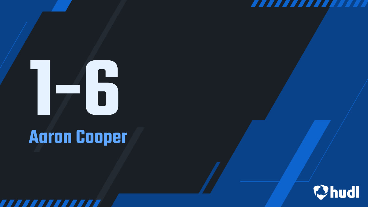 1-6 - Aaron Cooper highlights - Hudl