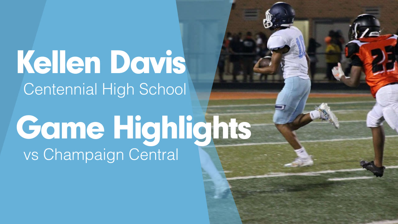Game Highlights vs Champaign Central - Kellen Davis highlights - Hudl