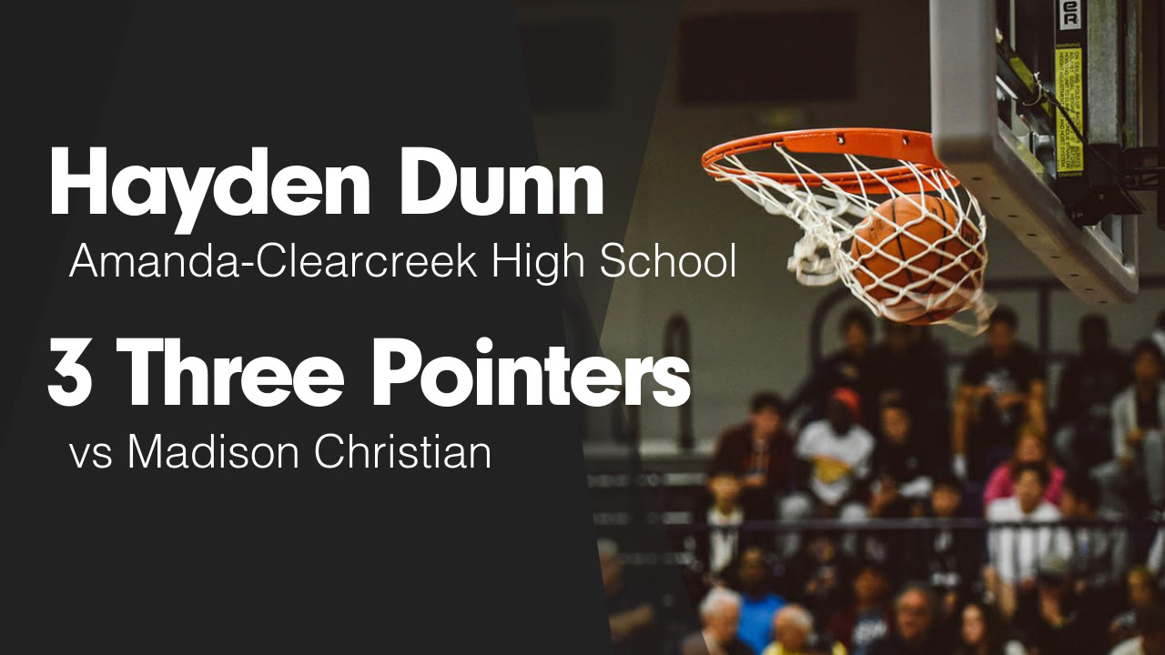 3 Three Pointers vs Madison Christian - Hayden Dunn highlights - Hudl
