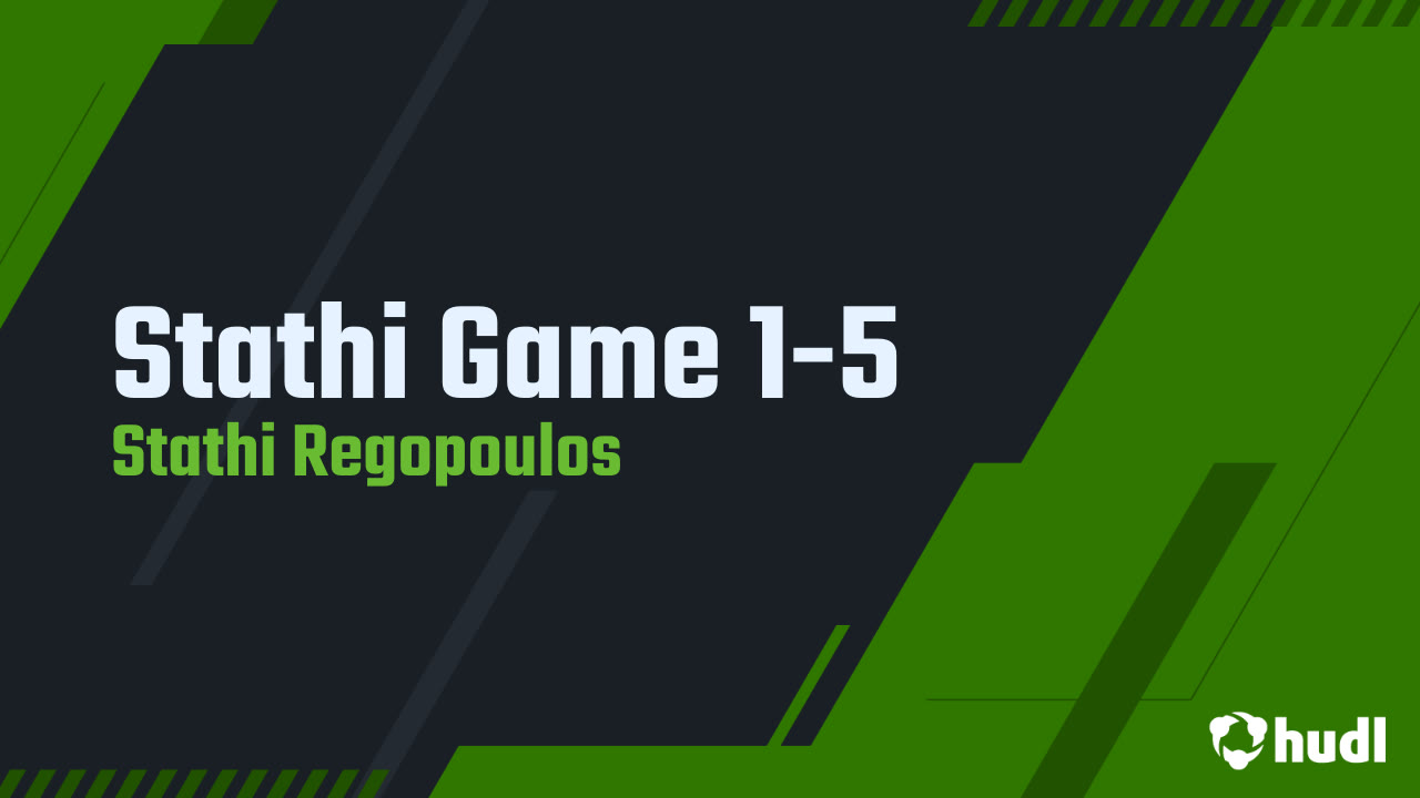Stathi Game 1-5 - Stathi Regopoulos highlights - Hudl