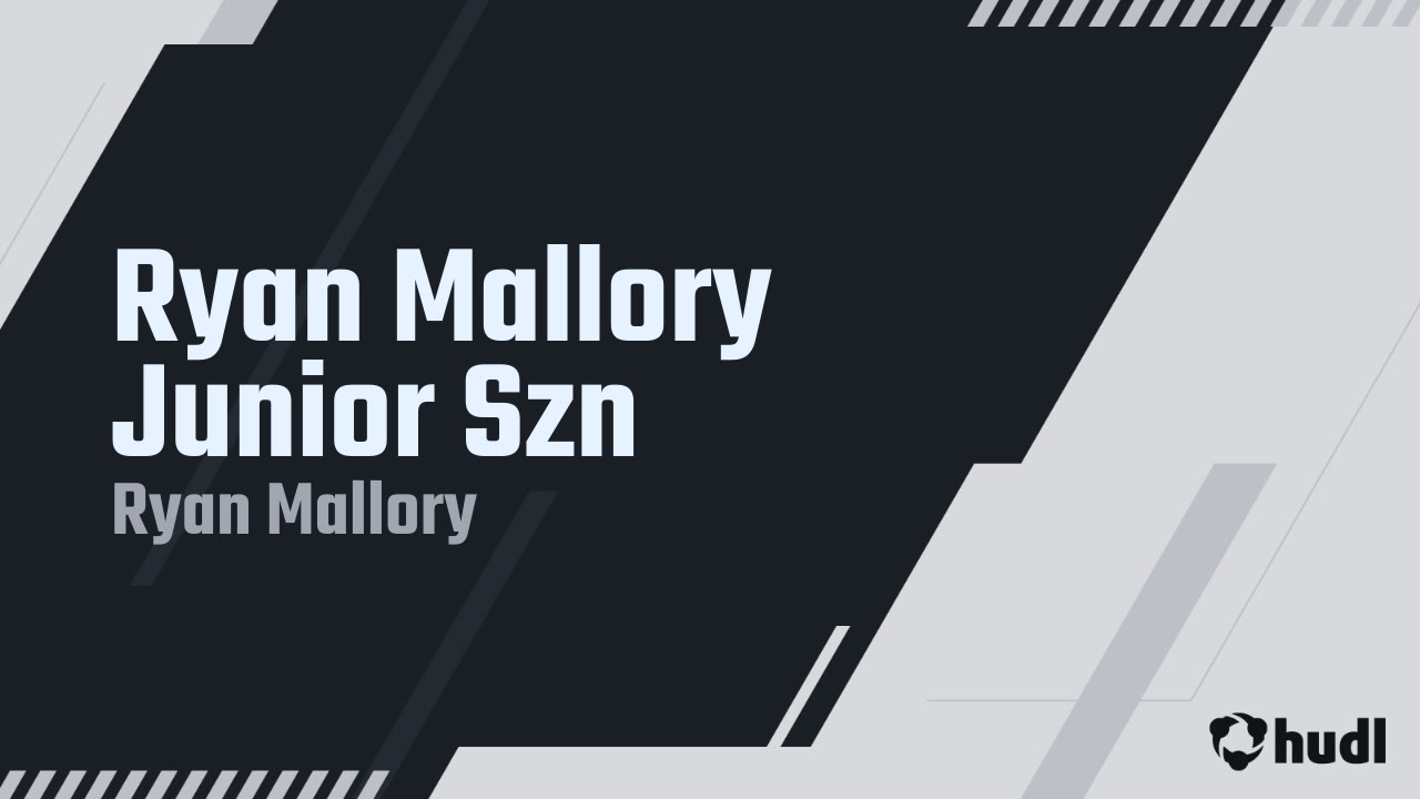 Ryan Mallory Junior Szn - Ryan Mallory highlights - Hudl
