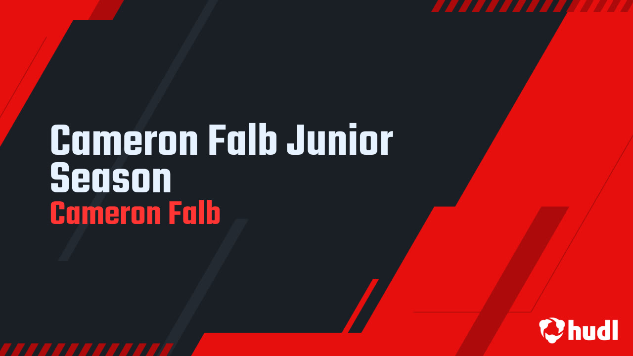 Cameron Falb Junior Season - Cameron Falb highlights - Hudl