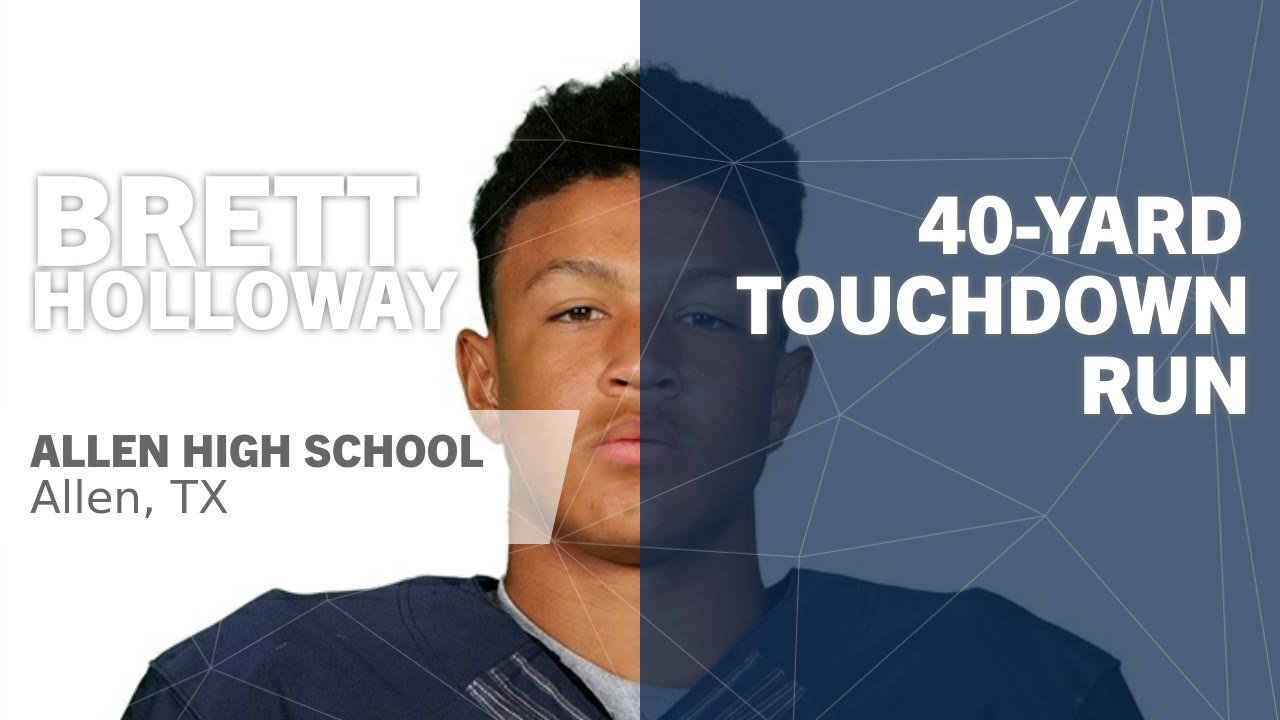40-yard Touchdown Run vs Princeton - Brett Holloway highlights - Hudl