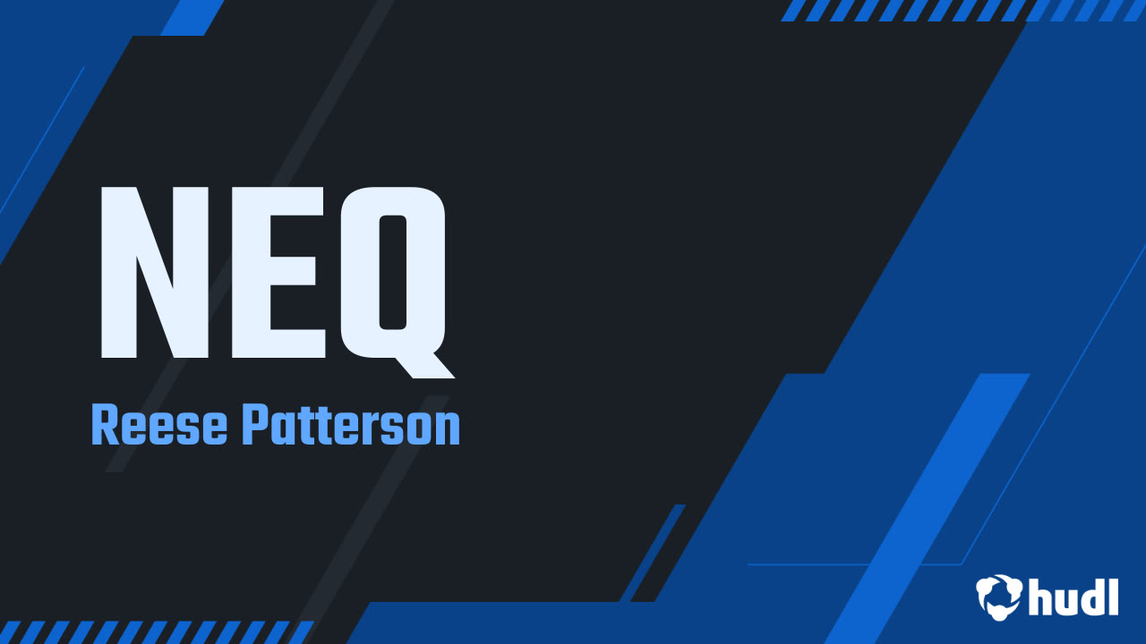 NEQ - Reese Patterson highlights - Hudl