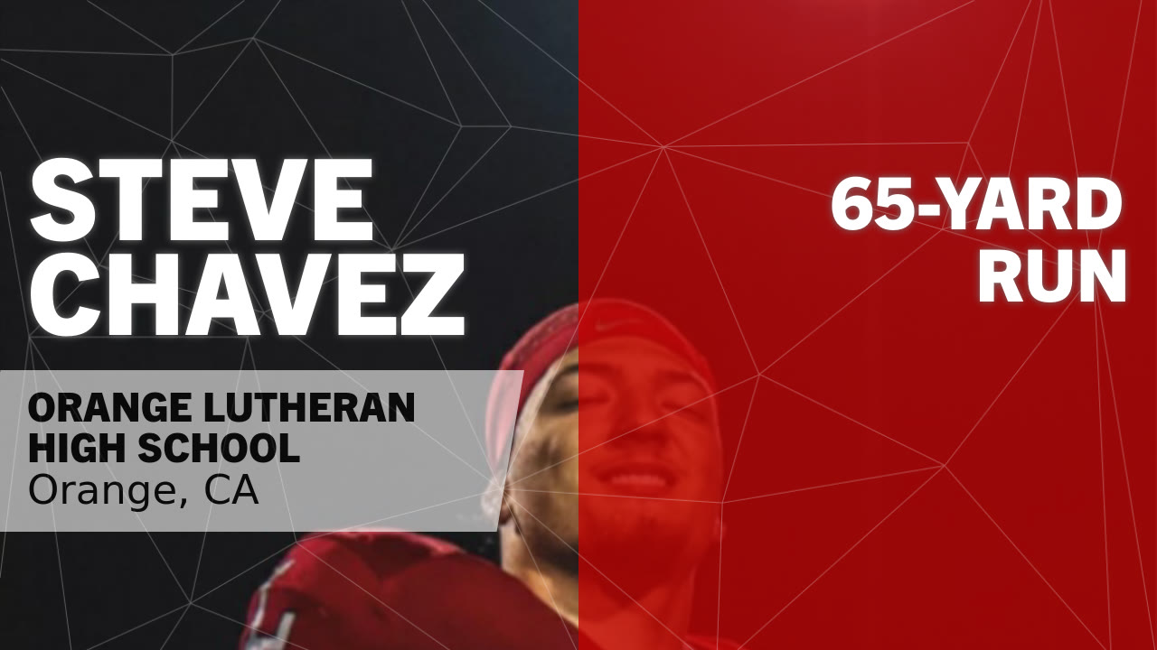 65-yard Run vs Mater Dei - Steve Chavez highlights - Hudl