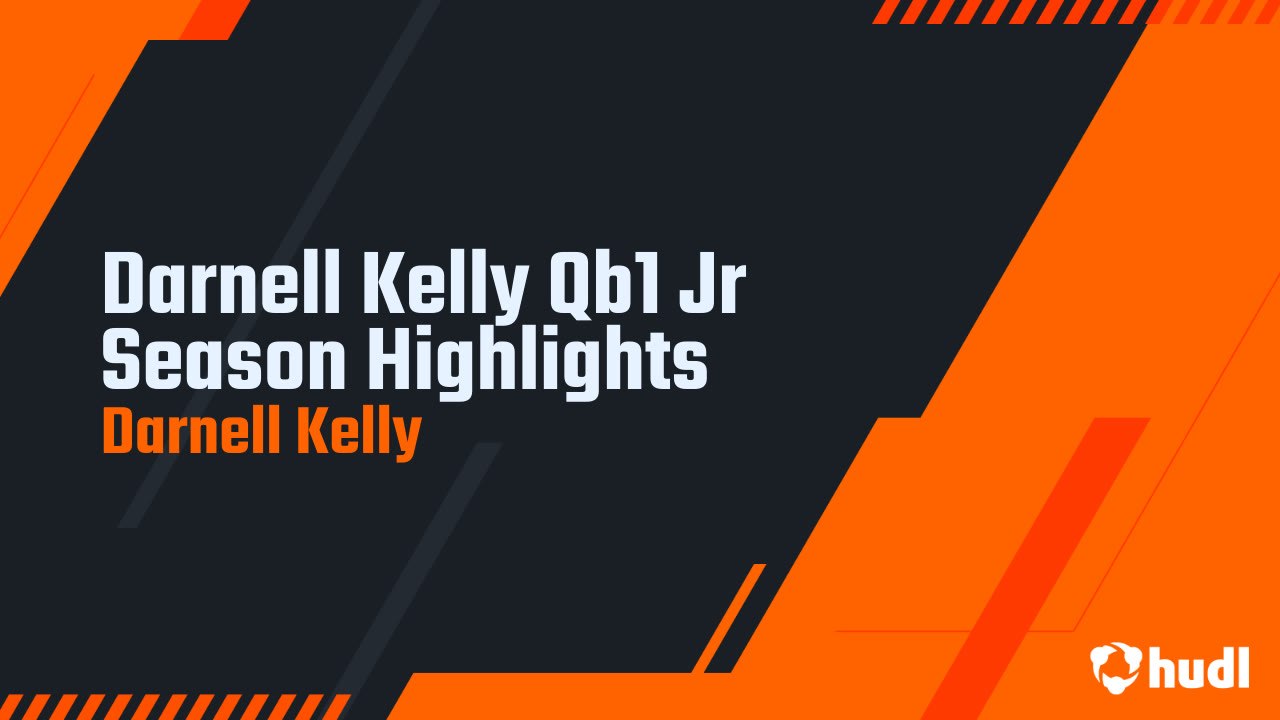 Darnell Kelly Qb1 Jr Season Highlights - Darnell Kelly highlights - Hudl