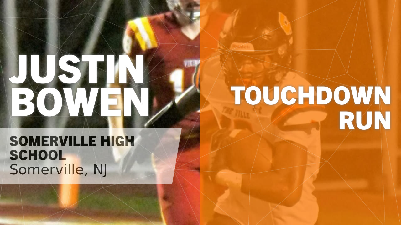 Touchdown Run vs North Hunterdon - Justin Bowen highlights - Hudl