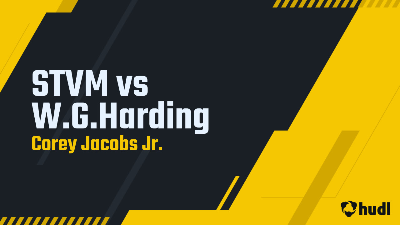 STVM vs W.G.Harding - Corey Jacobs Jr. highlights - Hudl